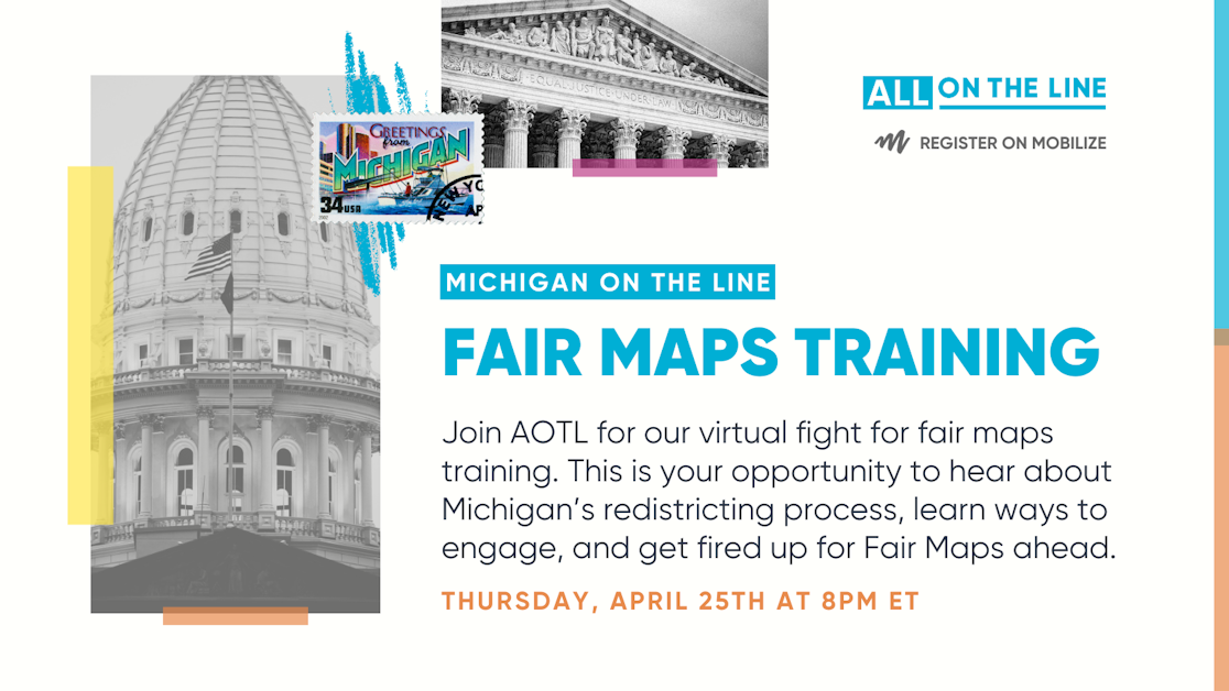 All On The Line Michigan Redistricting Training · Mobilize
